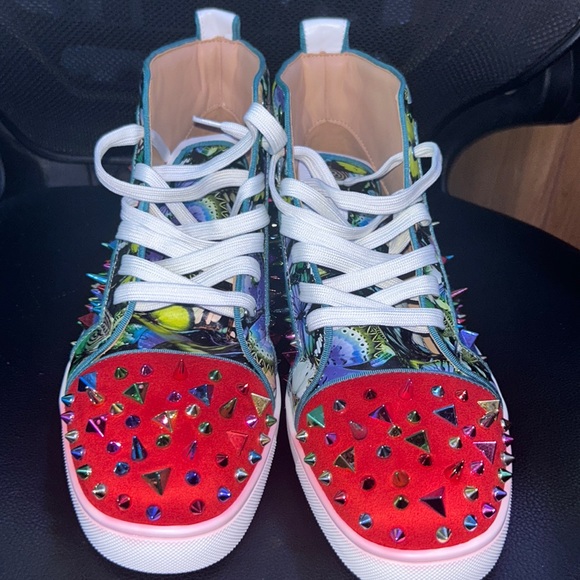 Christian Louboutin | Shoes | Christian Loubiton Multicolor Red Bottoms ...